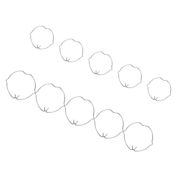 HEMOTON 10pcs Downlight Retaining Spring Clips Lamp Rings for MR16 GU10 ...