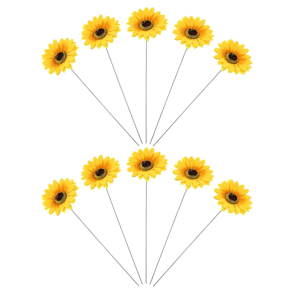 Zehuanyu 10 Pcs Spring Sunflower Garden Decor for outside Decoration ...