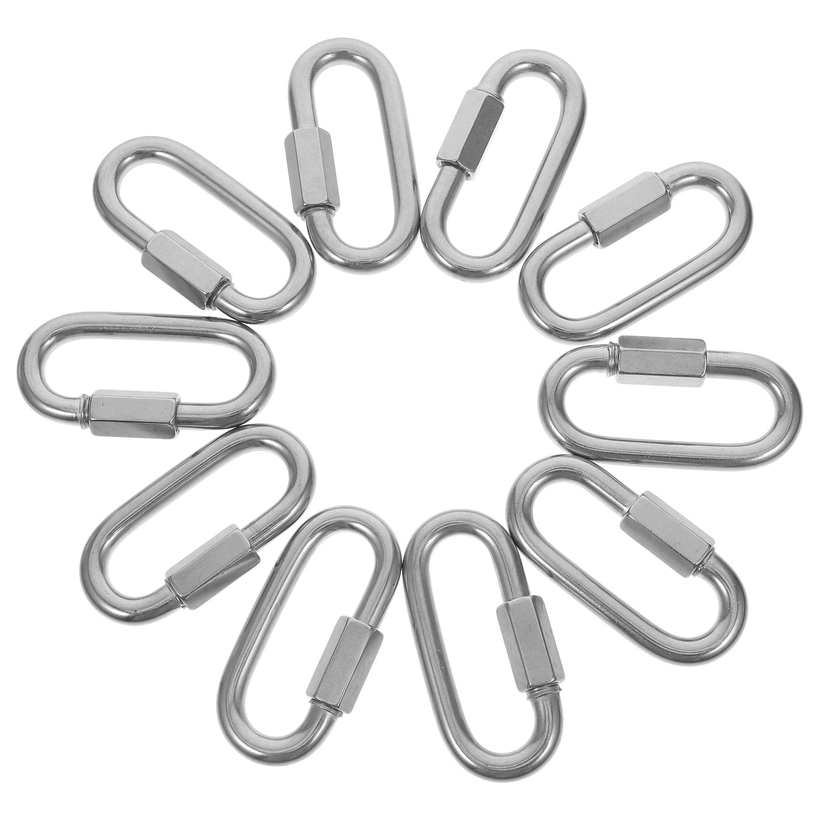 Zehuanyu 10 Pcs Stainless Steel Quick Link Chain Connectors Heavy Duty ...