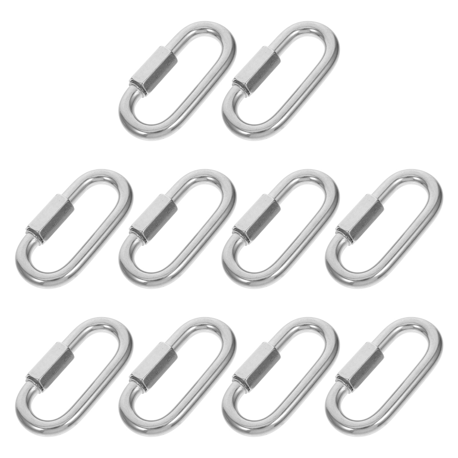 Zehuanyu 10 Pcs Stainless Steel Quick Link Chain Connectors Heavy Duty ...