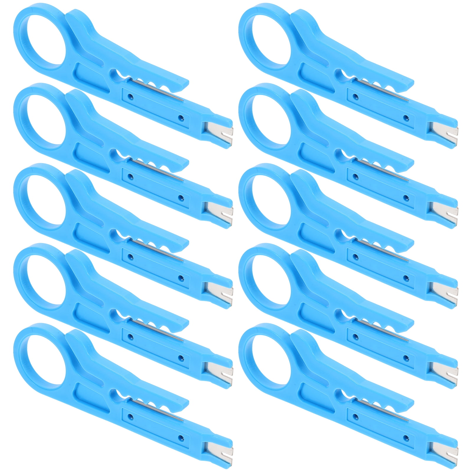 Zehuanyu 10 Pcs Wire Stripper Ratchet Electric Tin Strippers Telephone ...