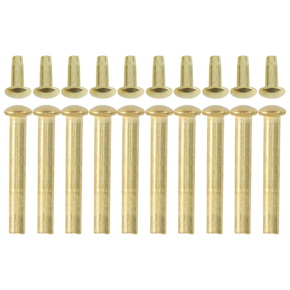 Zehuanyu 10 Sets Hand Fan Repairing Kit Bolt Nut Screw Caps Black ...