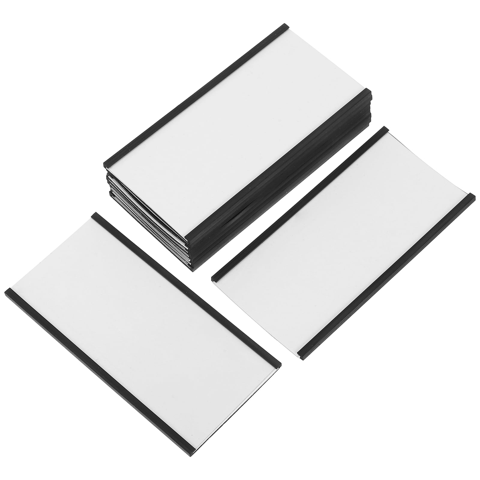 Zehuanyu 10 Sets Magnetic Labels for Shelving Holder Card Type Brackets ...