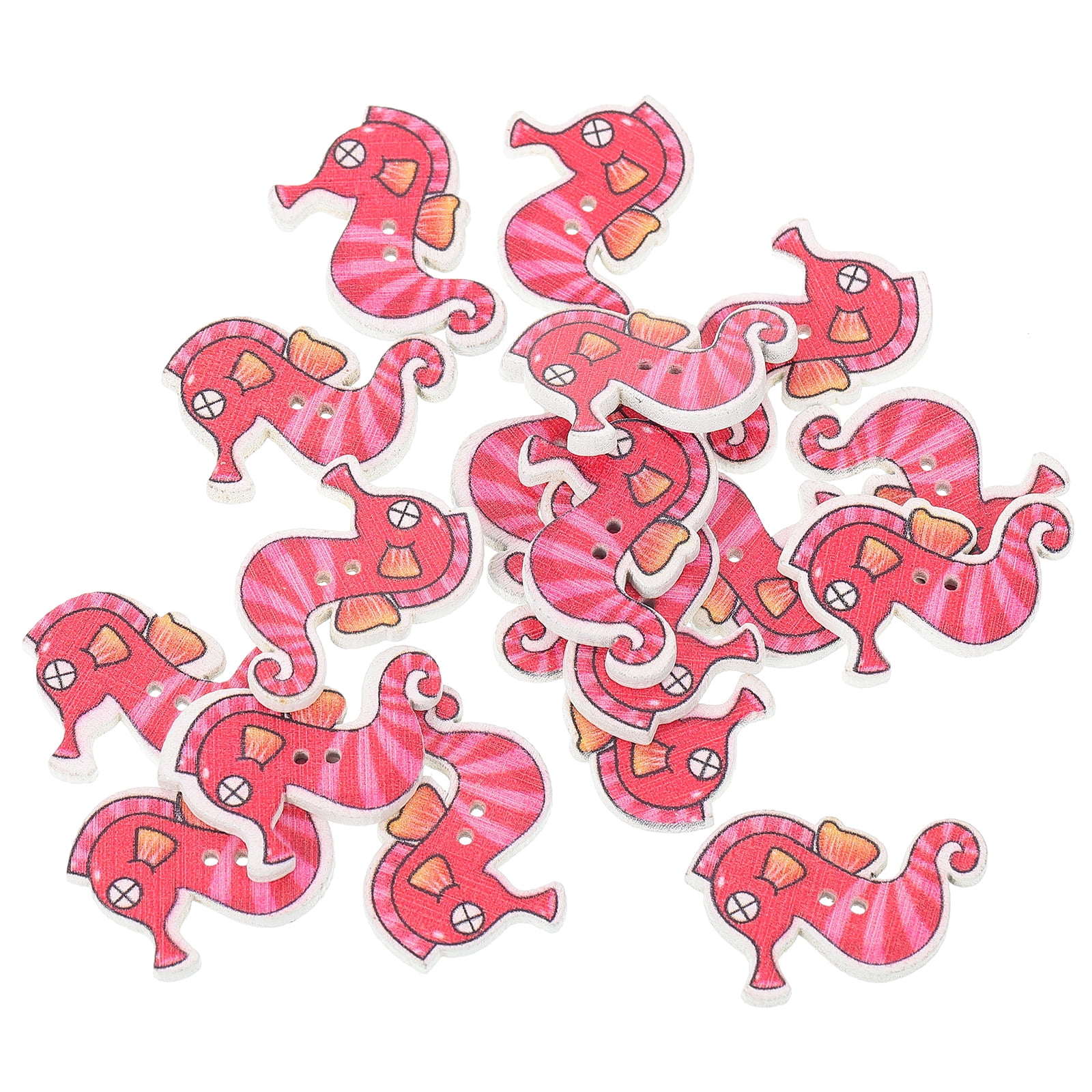 Zehuanyu 100 Pcs Bar Pins Button Two Hole Fish Shaped Buttons - Walmart.com