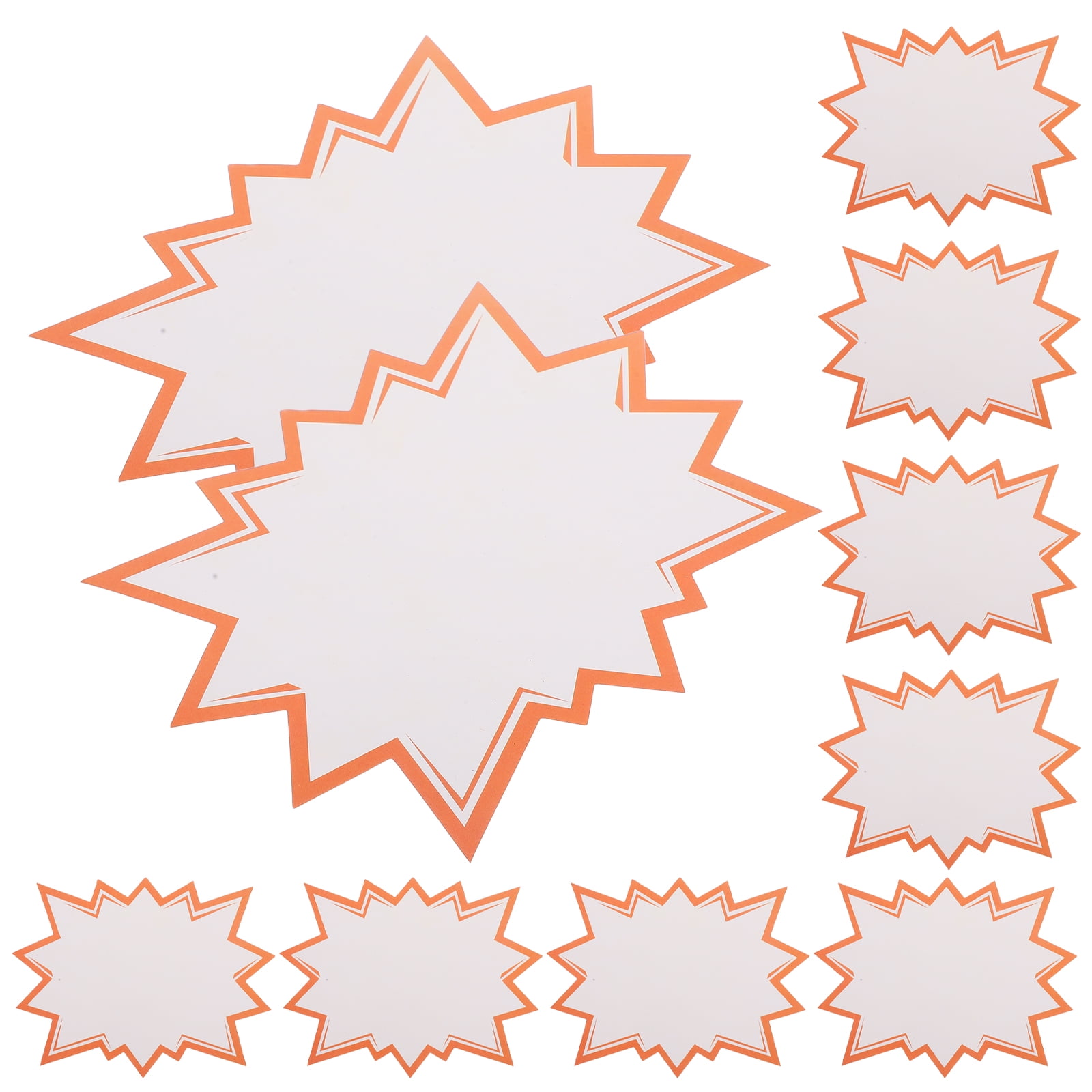 Zehuanyu 100 Pcs Big Explosion Sticker Explosive Card Display Show ...