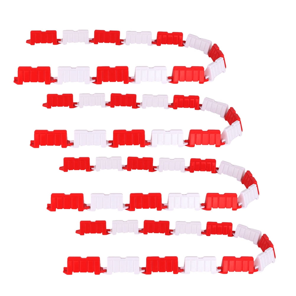 Zehuanyu 100 Pcs Construction Race Track Barrier Toys Mini Accessories ...