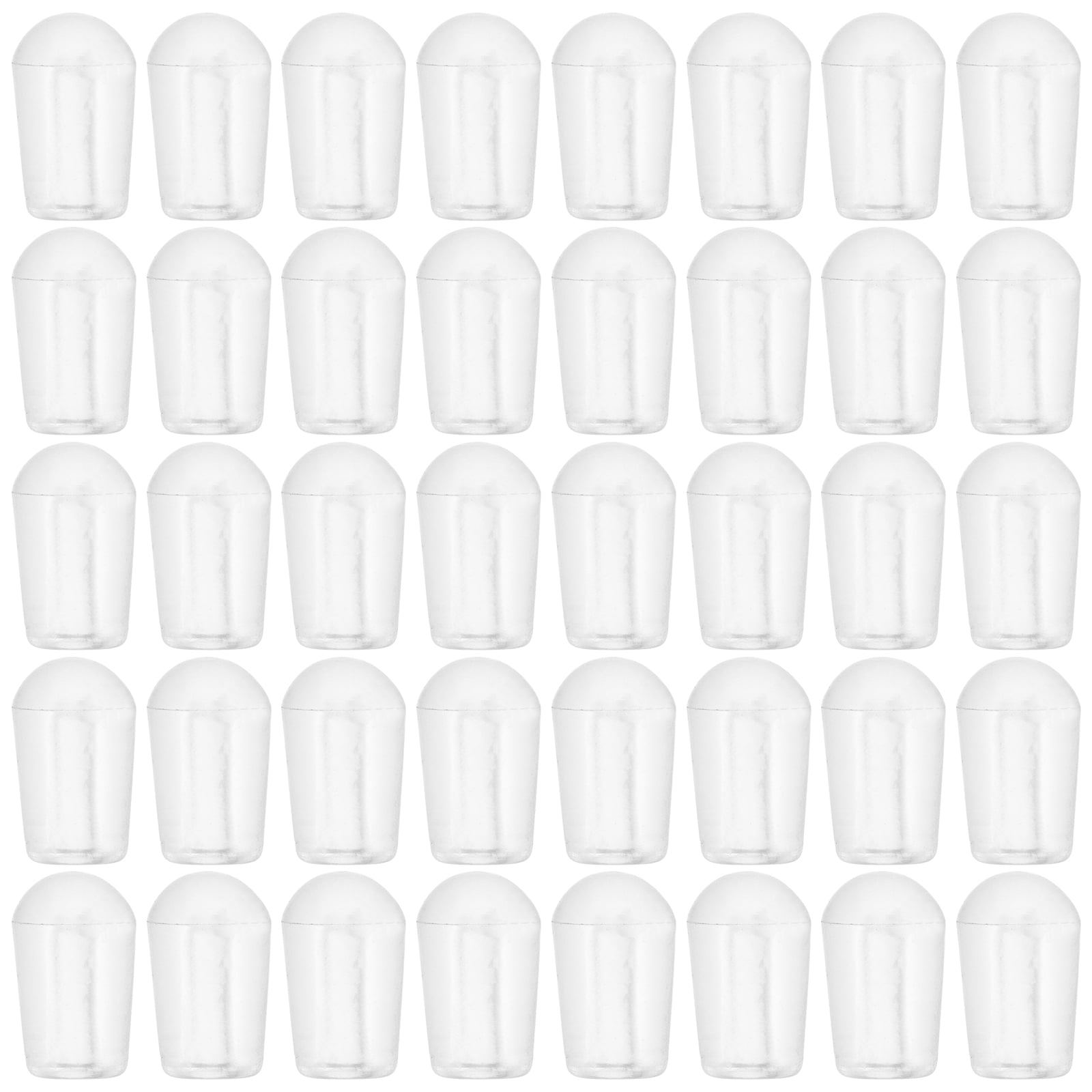 Zehuanyu 100 Pcs End Cap for Hangers Tip Protectors Hanging Rack Medals ...