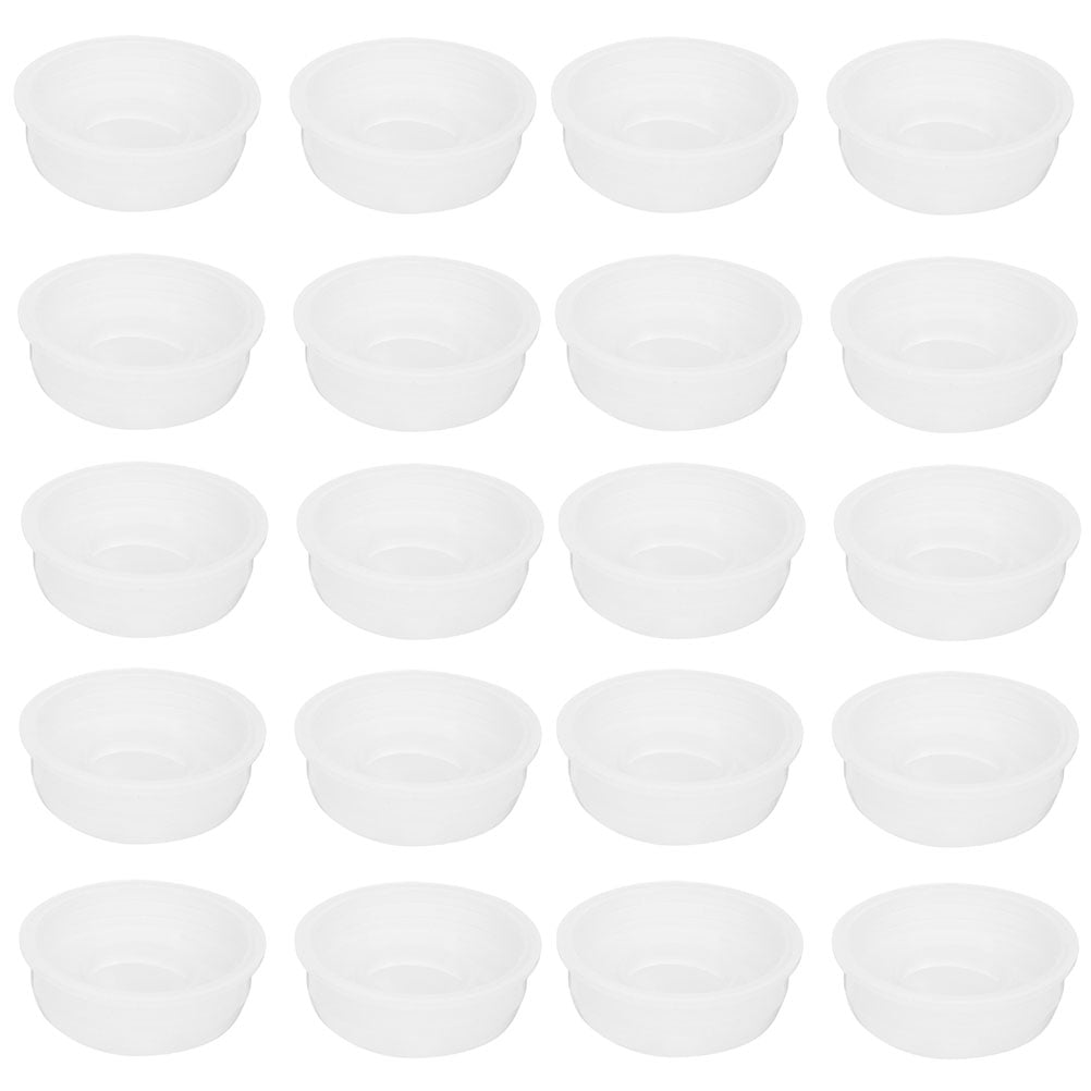 Zehuanyu 100 Pcs Plastic Bucket Lid Wicker Storage Bowls Small Basket ...