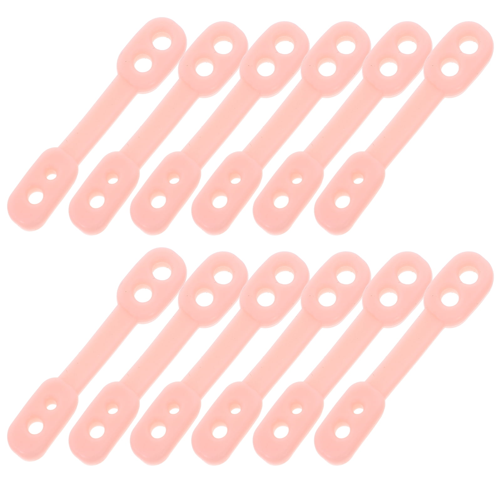 HEMOTON 100pcs Windproof Silicone Hanger Grips for Clothes Pink ...