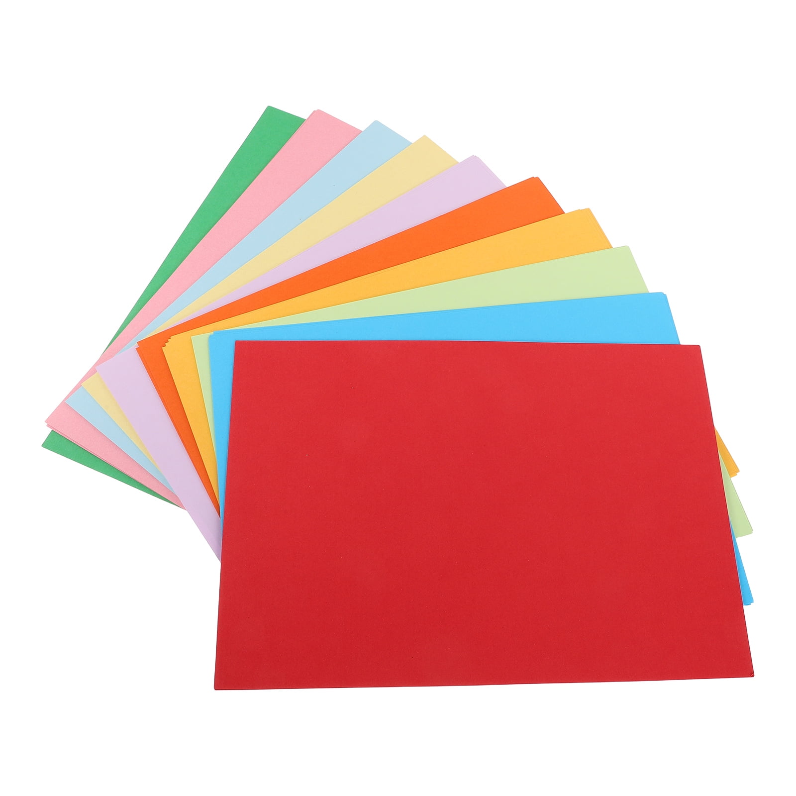 Zehuanyu 100 Sheets Assorted Colors Construction Paper For Crafts And ...