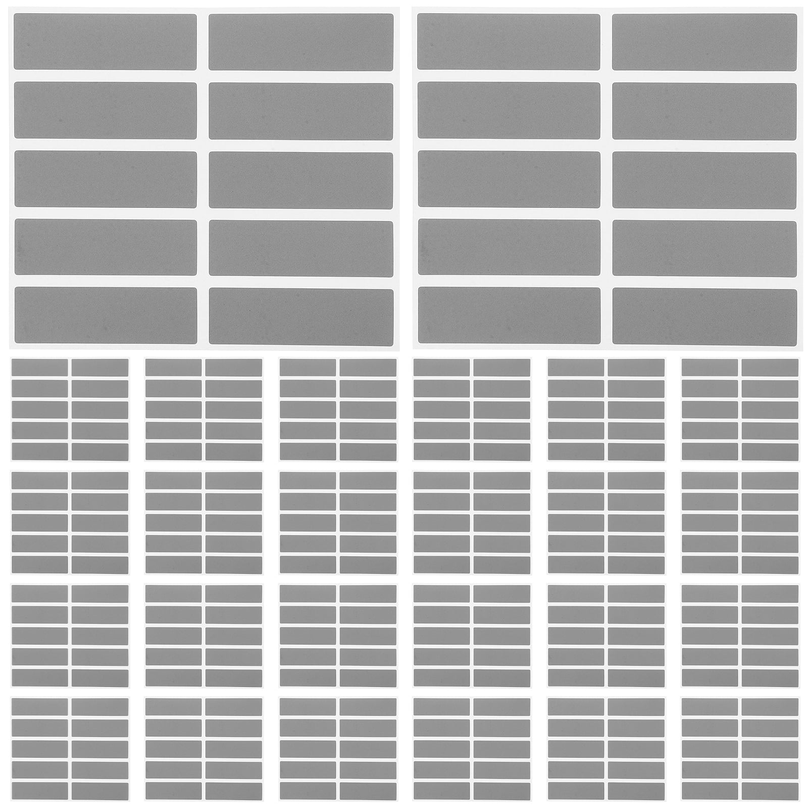 SOPOTUTU Reveal Reward Content Scratch Off Stickers Silver 1000Pcs 1 ...