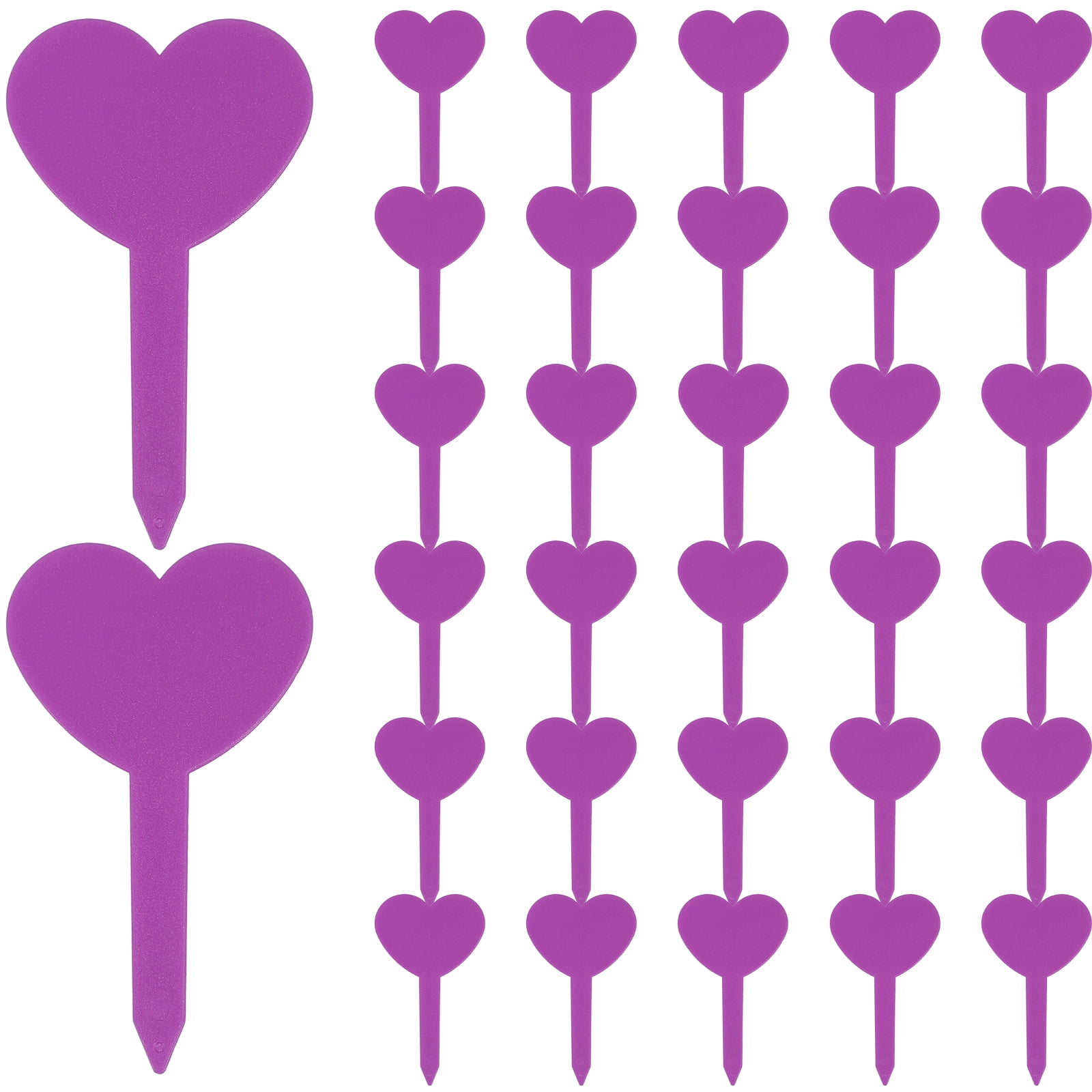 Zehuanyu 100pcs Horticultural Tags Plastic Plant Tags Landscape Signs ...