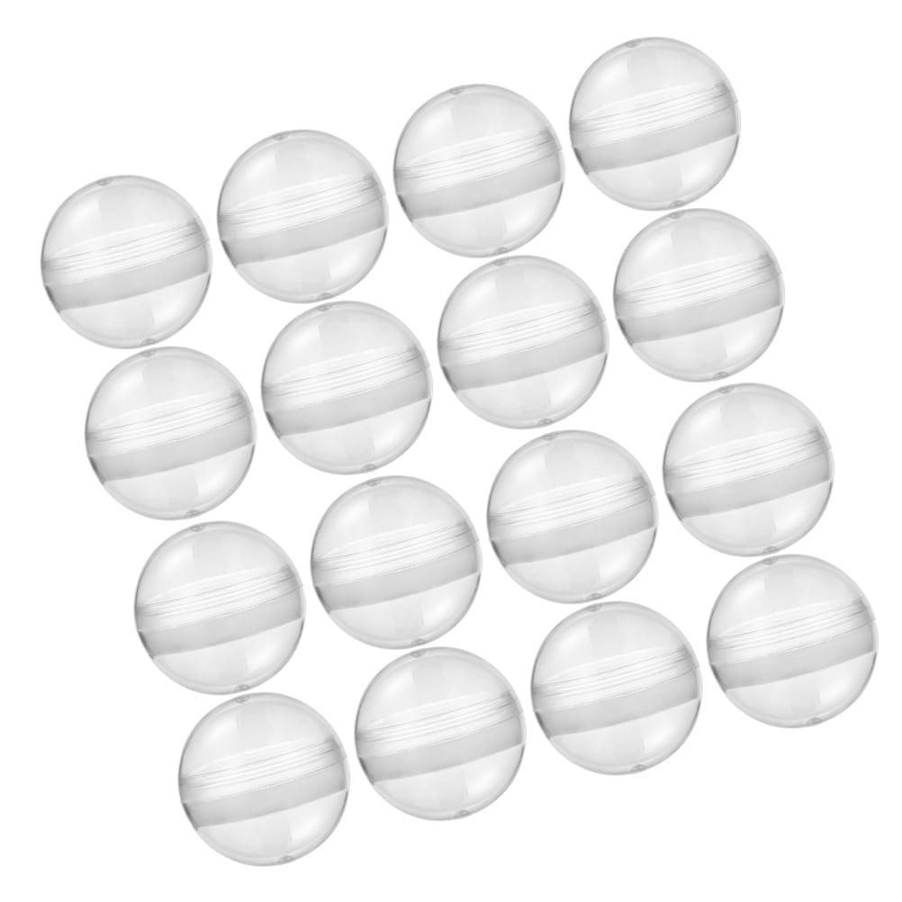 Zehuanyu 100pcs Round Fillable Balls Multi-function Plastic Balls ...