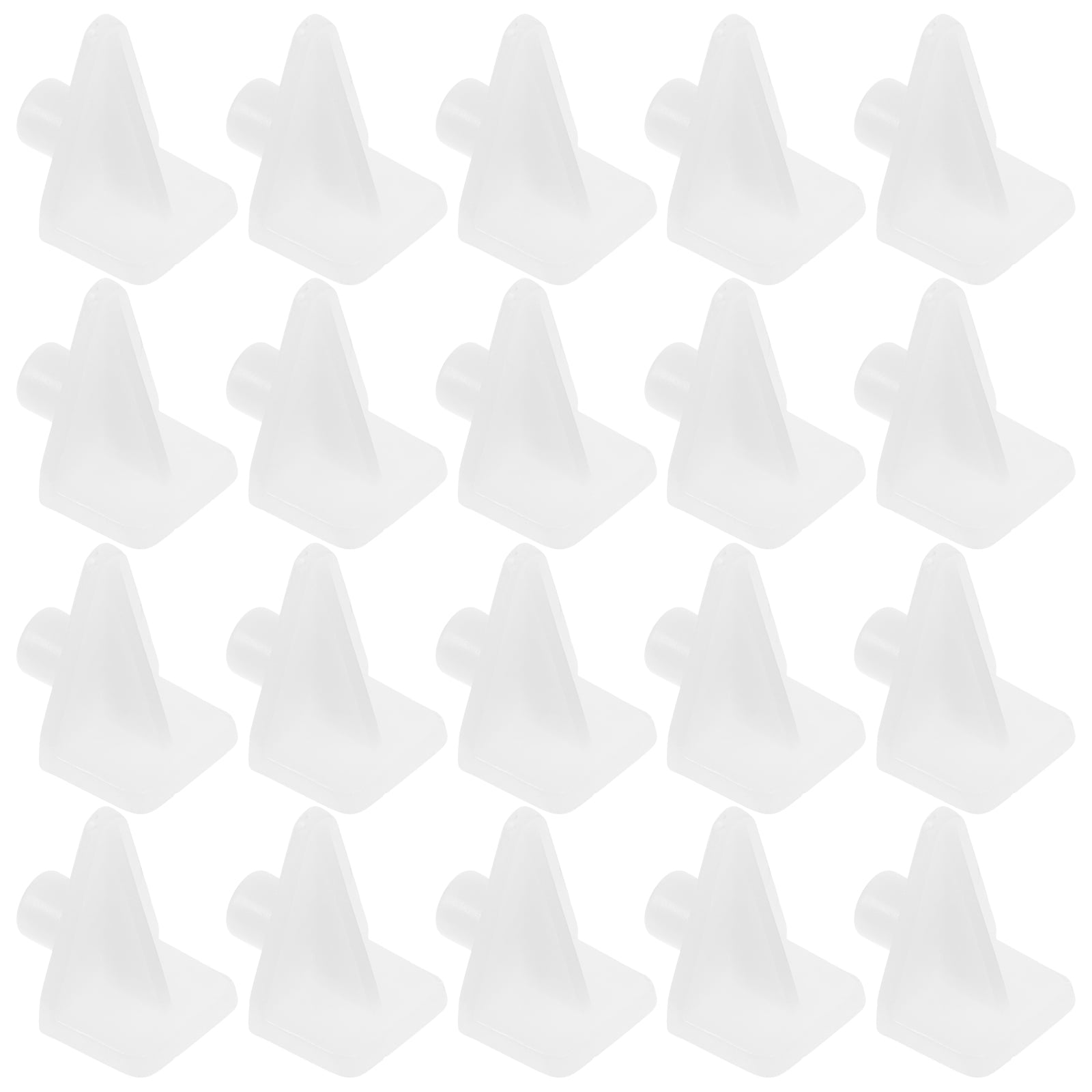 Zehuanyu 100pcs White Plastic Shelf Pins Shelf Support Pegs For ...