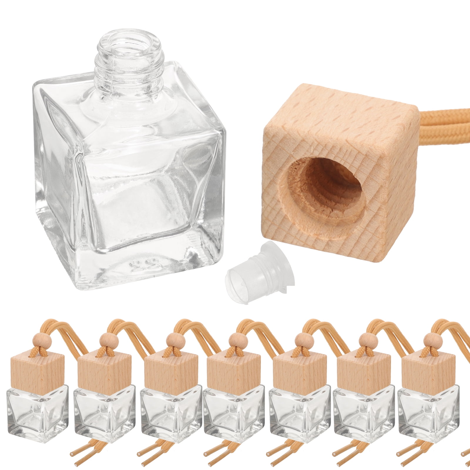 Zehuanyu 10Pcs Car Aroma Bottles Refillable Diffuser Perfume Bottles ...