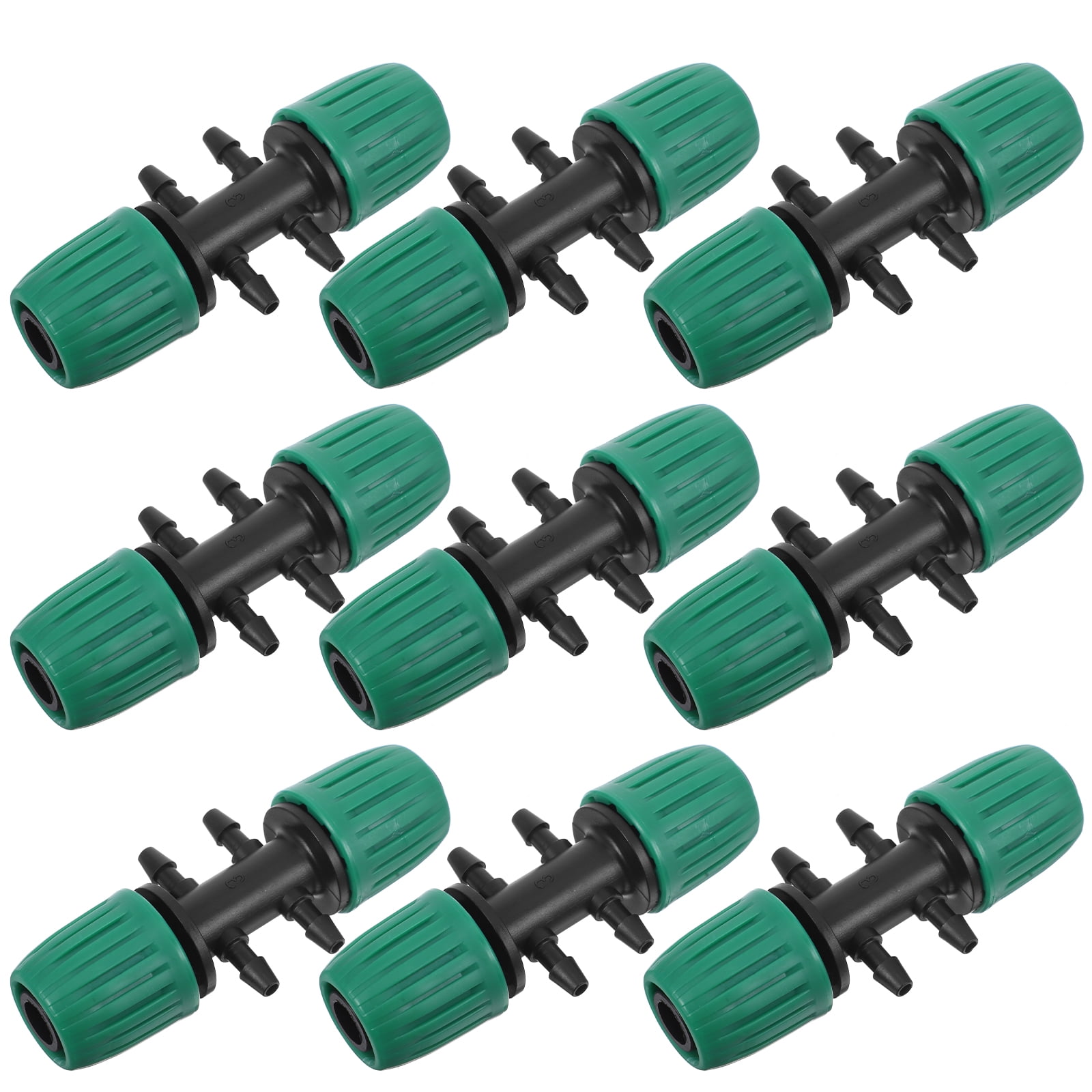 Zehuanyu 10Pcs Garden Drip Irrigation Fittings for 13mm ID/4mm ID to ...