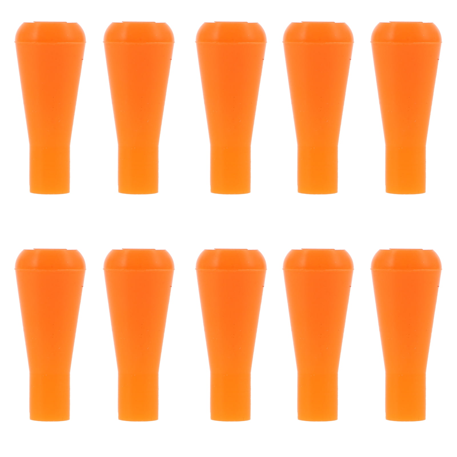 EXHUMKY Supple Rubber Arrowheads Orange Archery Protection - Walmart.com