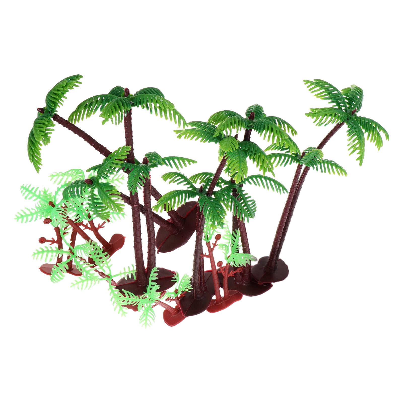Zehuanyu 10pcs Beach Cupcake Toppers Beach Theme Decorations Palm Tree ...