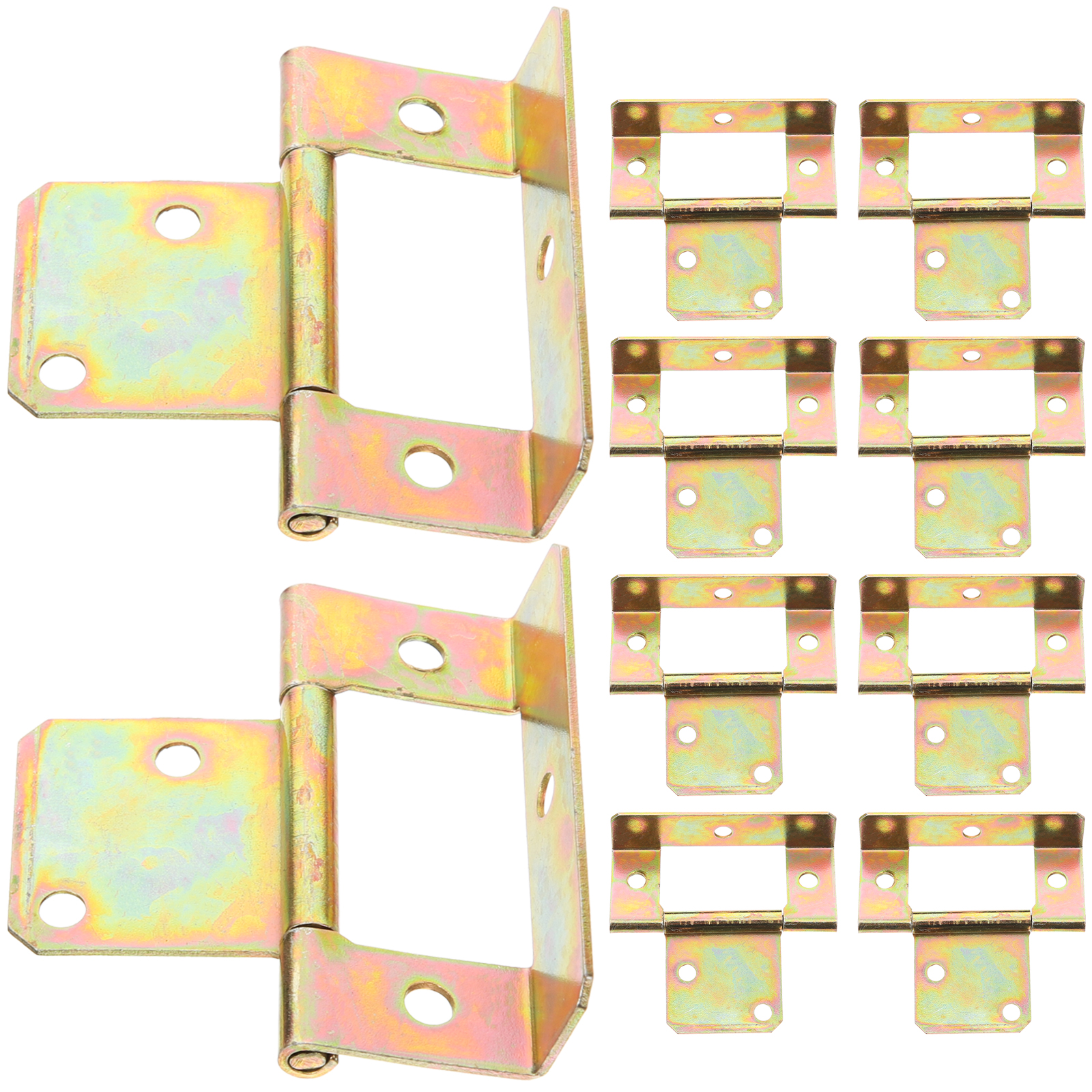 Zehuanyu 10pcs Bifold Door Hinge Non Mortise Hinge Replacement Cabinet ...