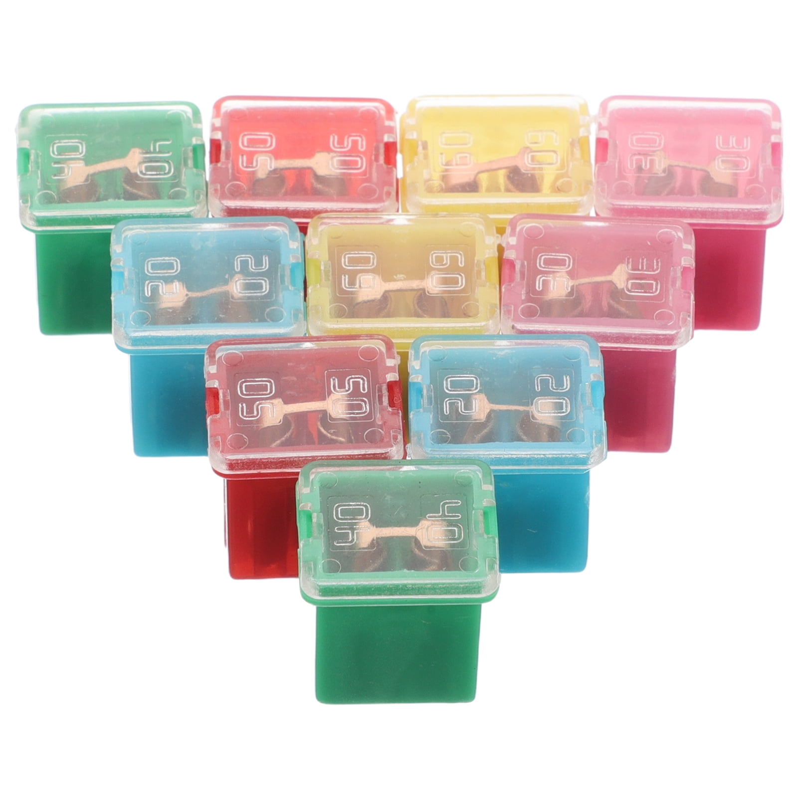 Zehuanyu 10pcs Mini Fuse Box Shaped Assorted Fuse Automotive Fuse Auto ...