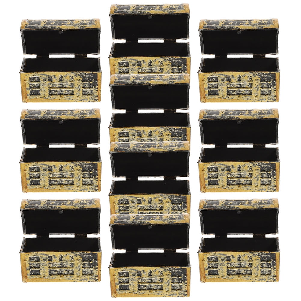 Zehuanyu 10pcs Miniature Treasure Box Model Doll House Mini Layout ...