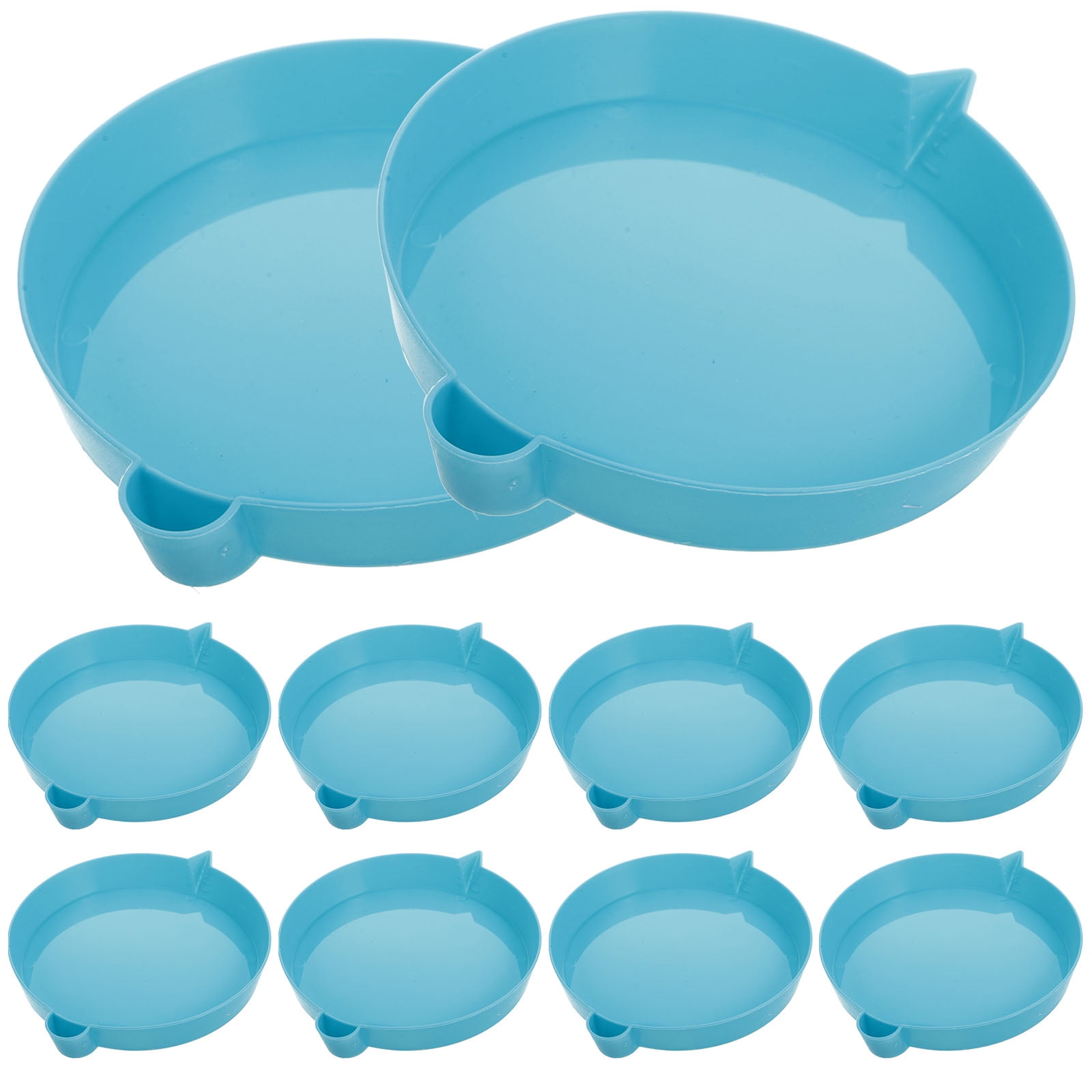 Zehuanyu 10pcs Party Game Tray Playtime Platter Tray Dipping Tray for ...