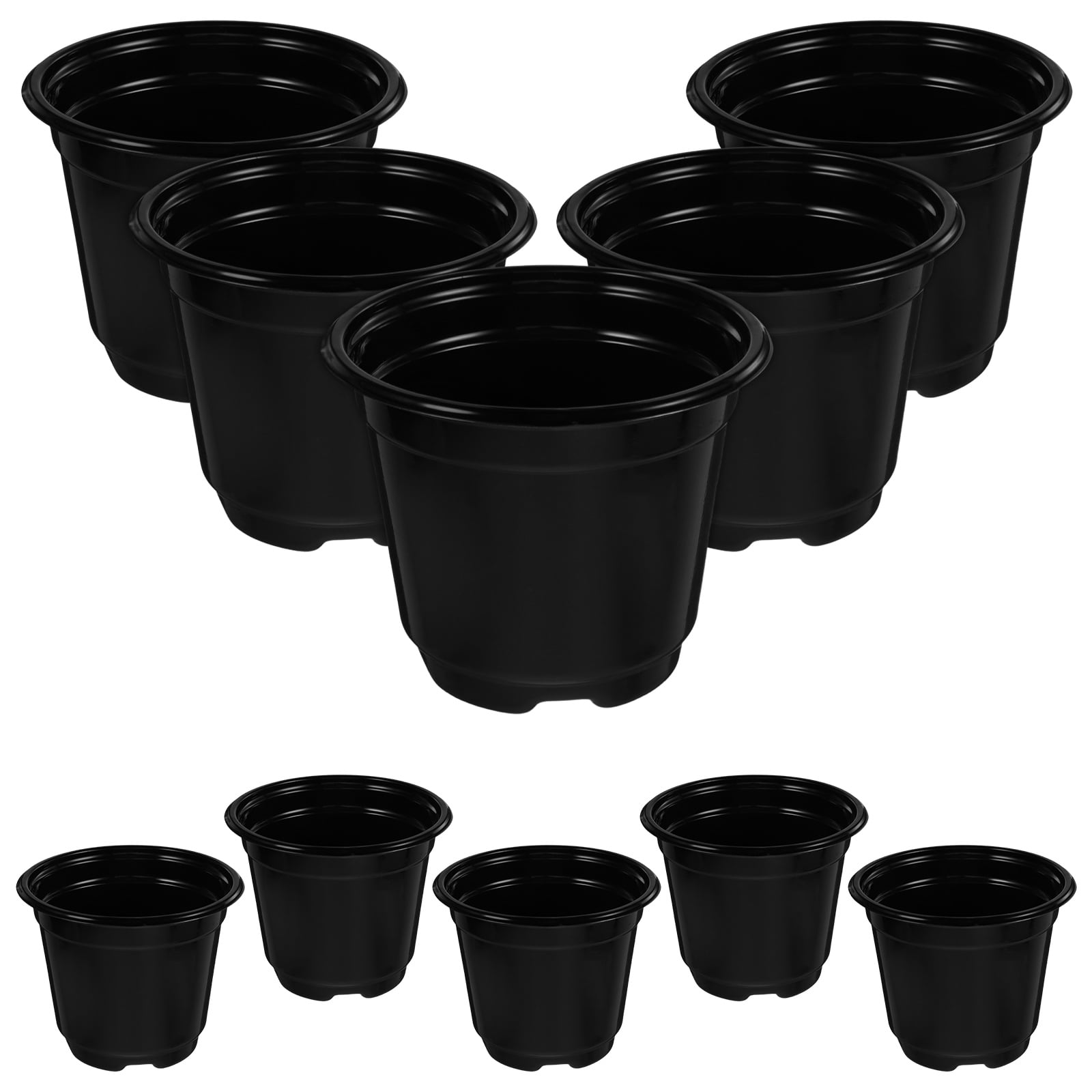 Zehuanyu 10pcs Plastic Plant Nursery Pots Seed Starting Pots Containers ...