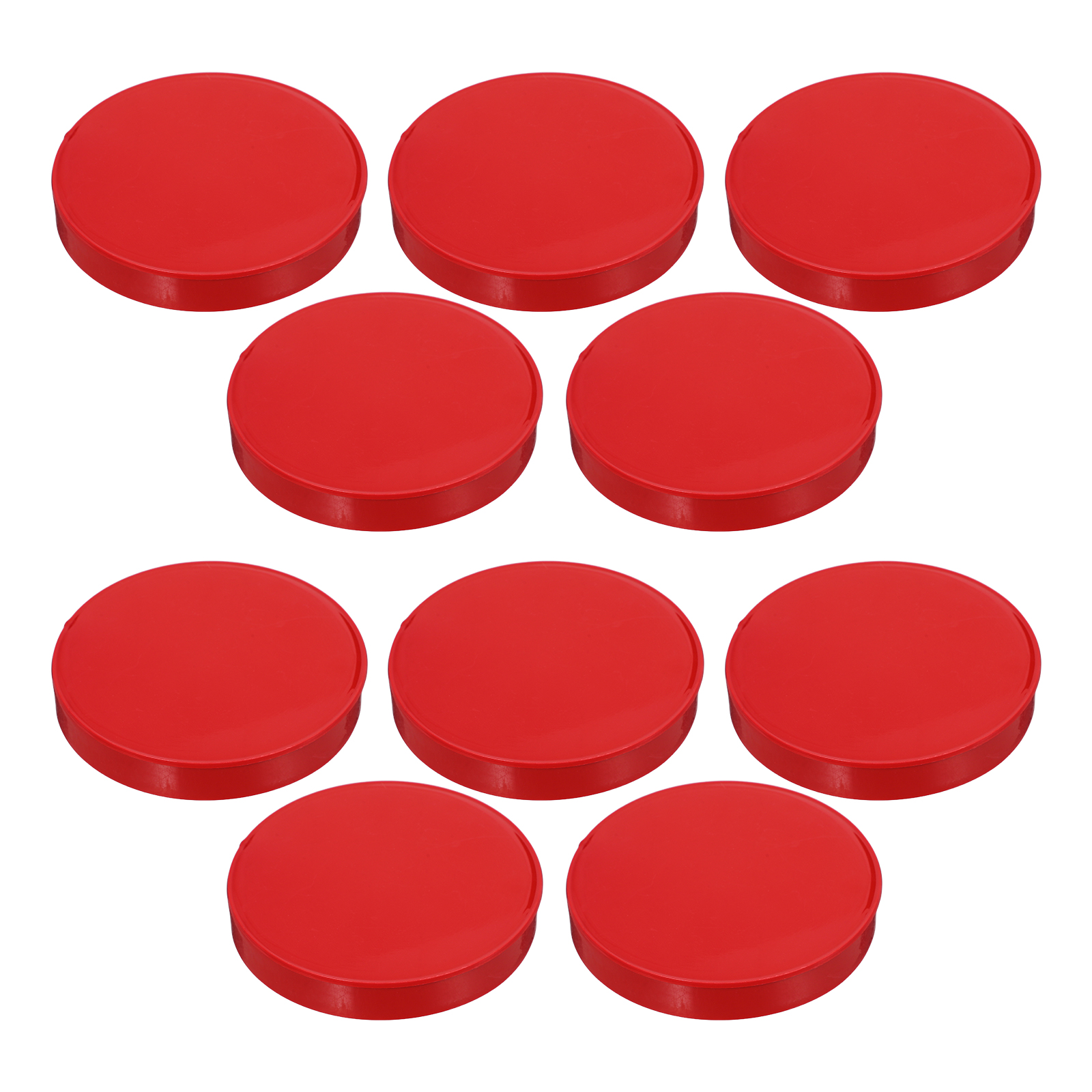 HEMOTON 10pcs Red PVC Pipe End Caps Plugs Adapters Fittings Slip Socket ...