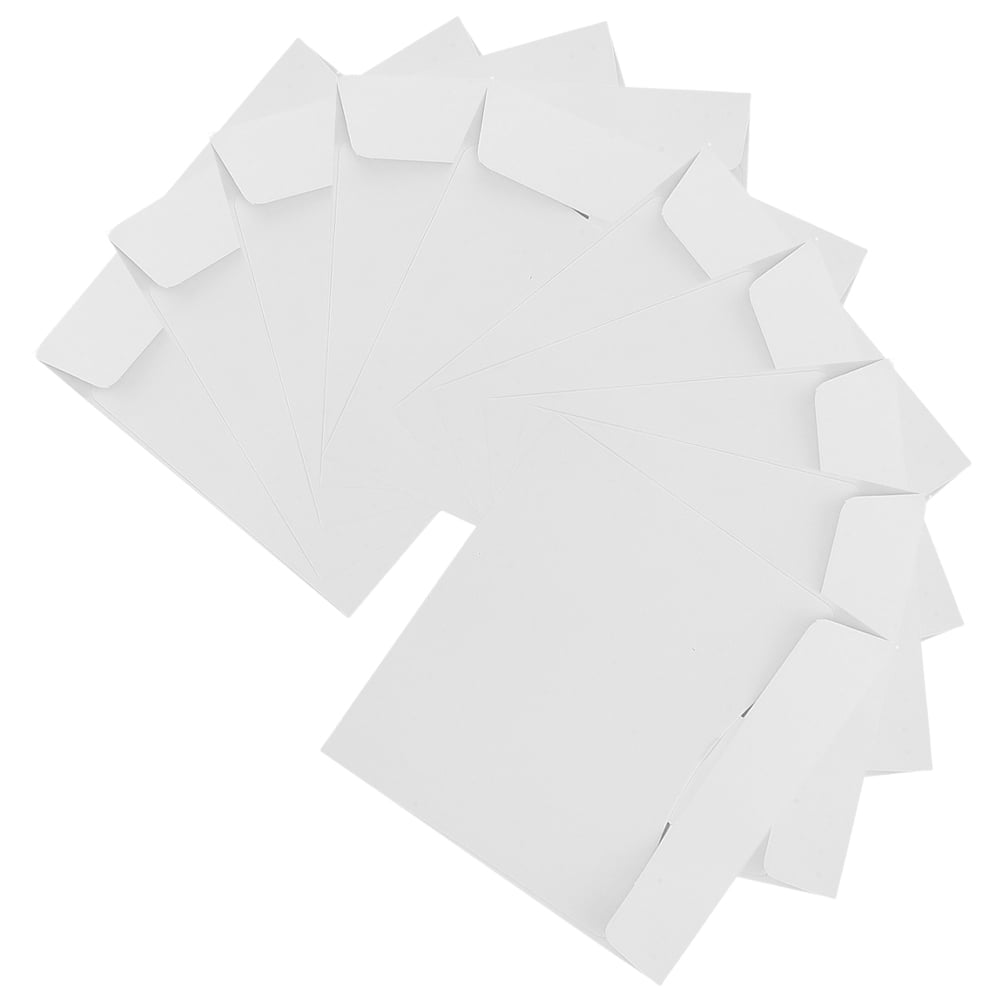 Zehuanyu 10pcs White Cardboard CD/DVD Mailer Envelopes Flat Protective ...