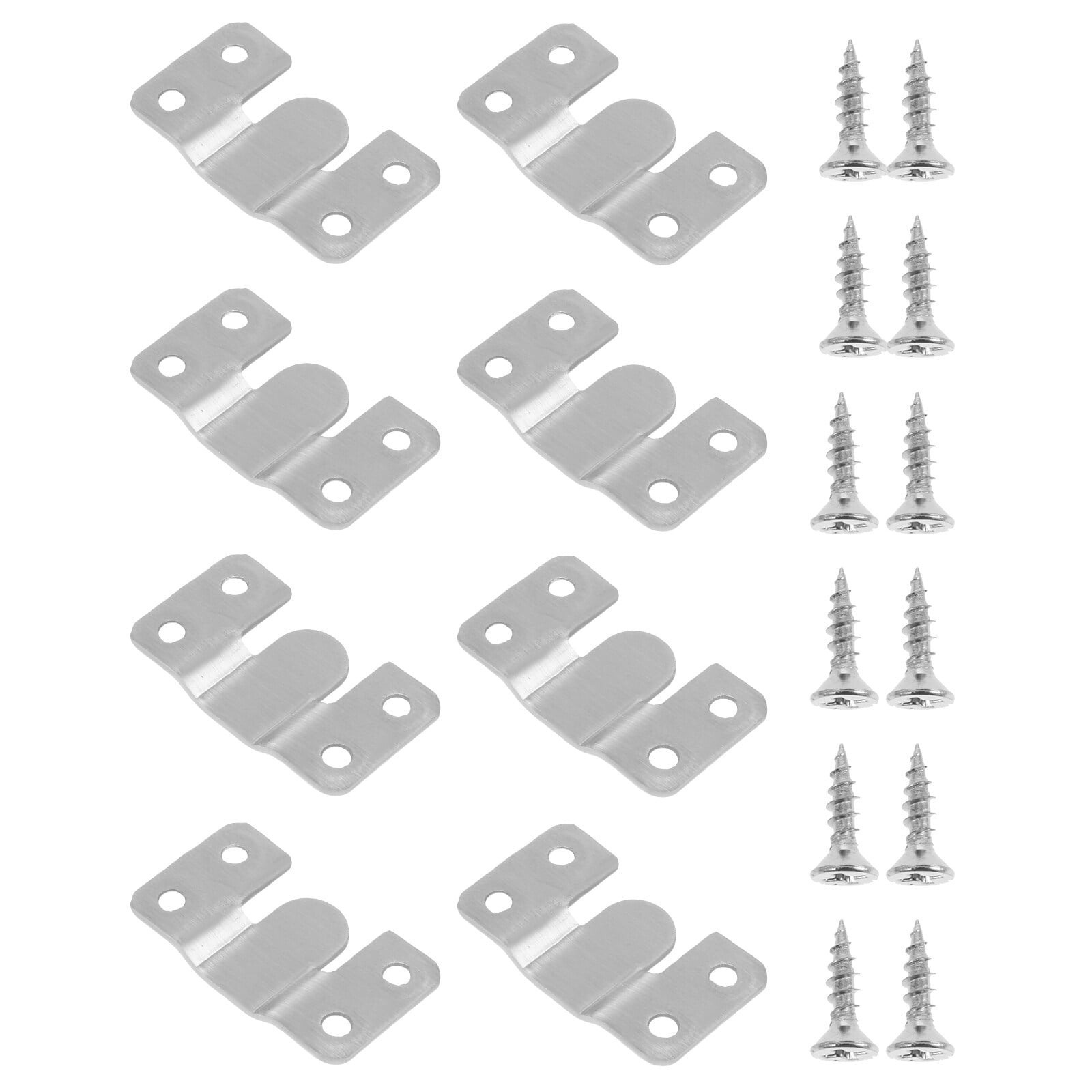 Zehuanyu 12 Pairs Trellis Galvanized Photo Frame Hook Symmetrical Screw ...