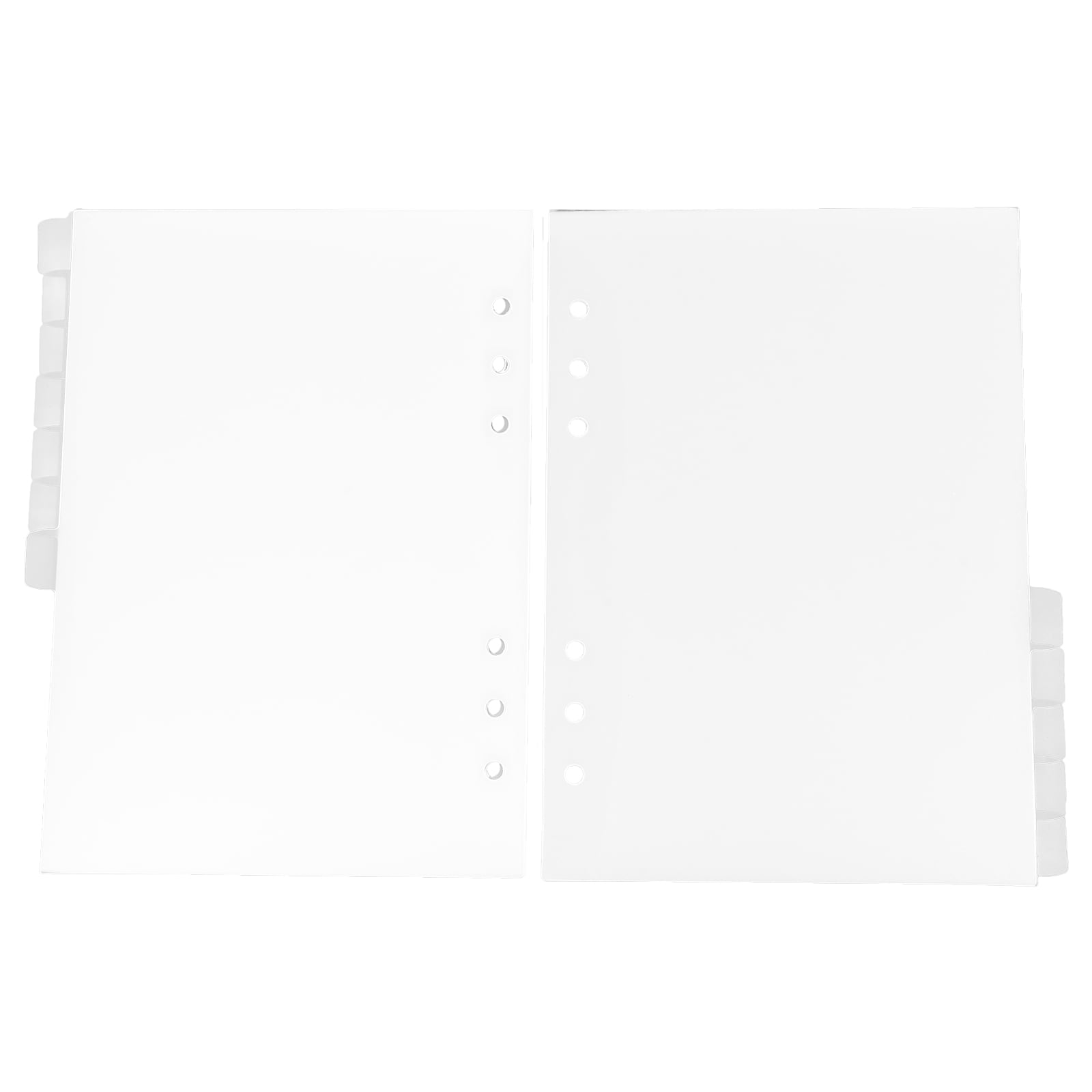 Zehuanyu 12 Pcs Clear Divider Tabs Split Page Report Separators ...