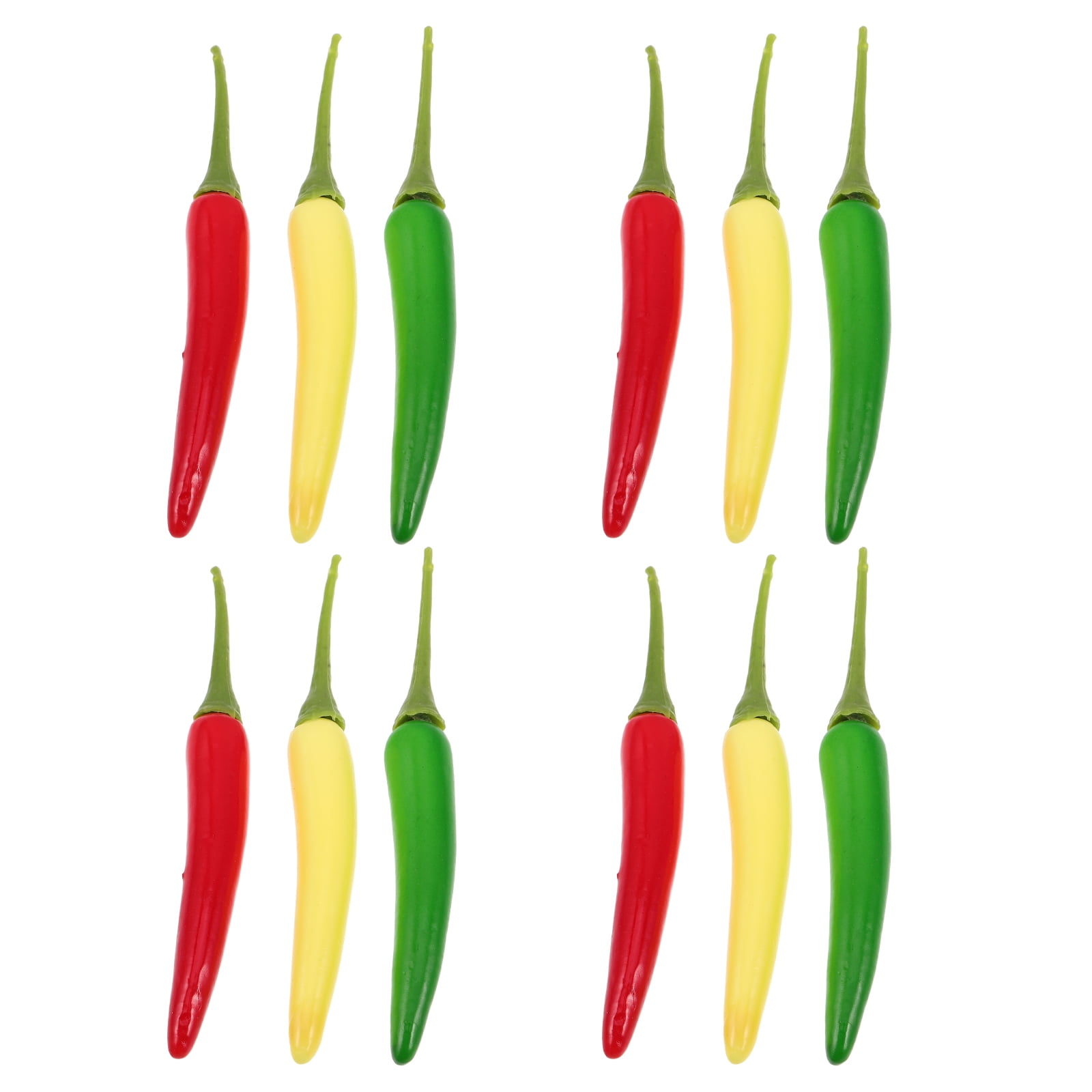 Zehuanyu 12pcs Simulation Fake Chili Peppers Lifelike Chili Pepper ...