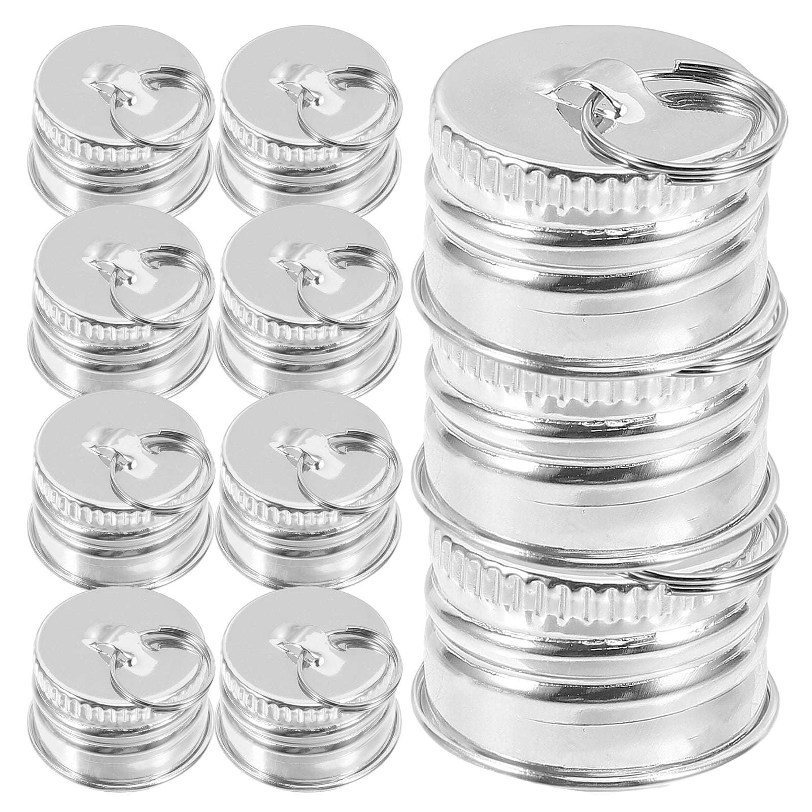 Aluminum Caps for DIY Use Silver Universal Hook Glass Bottle Caps with ...
