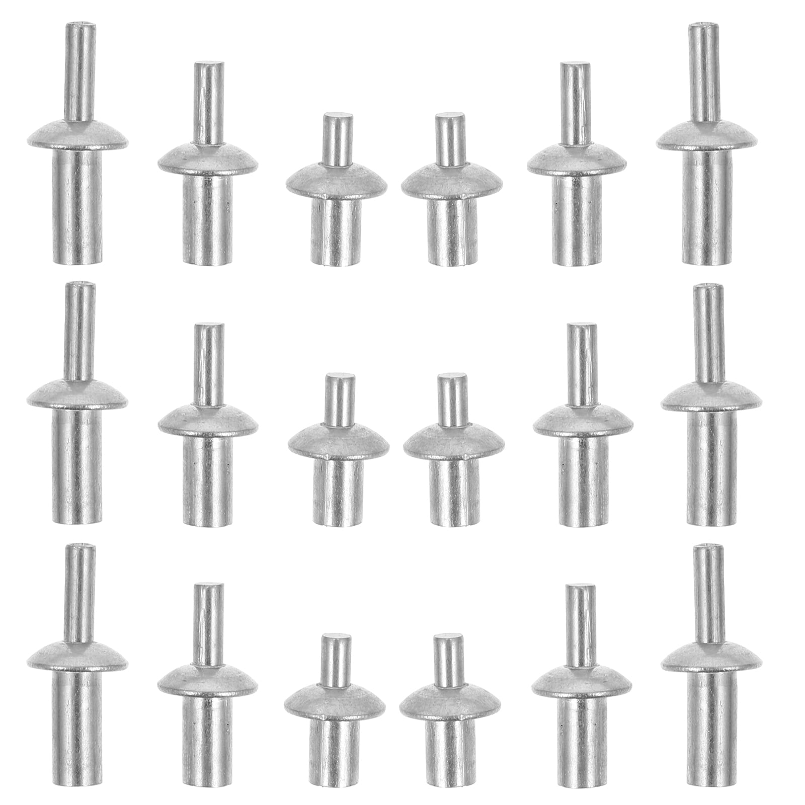 DEEPCRAFF Rivet Silver Aluminum Protector Sleeves Cable Railing 130Pcs ...