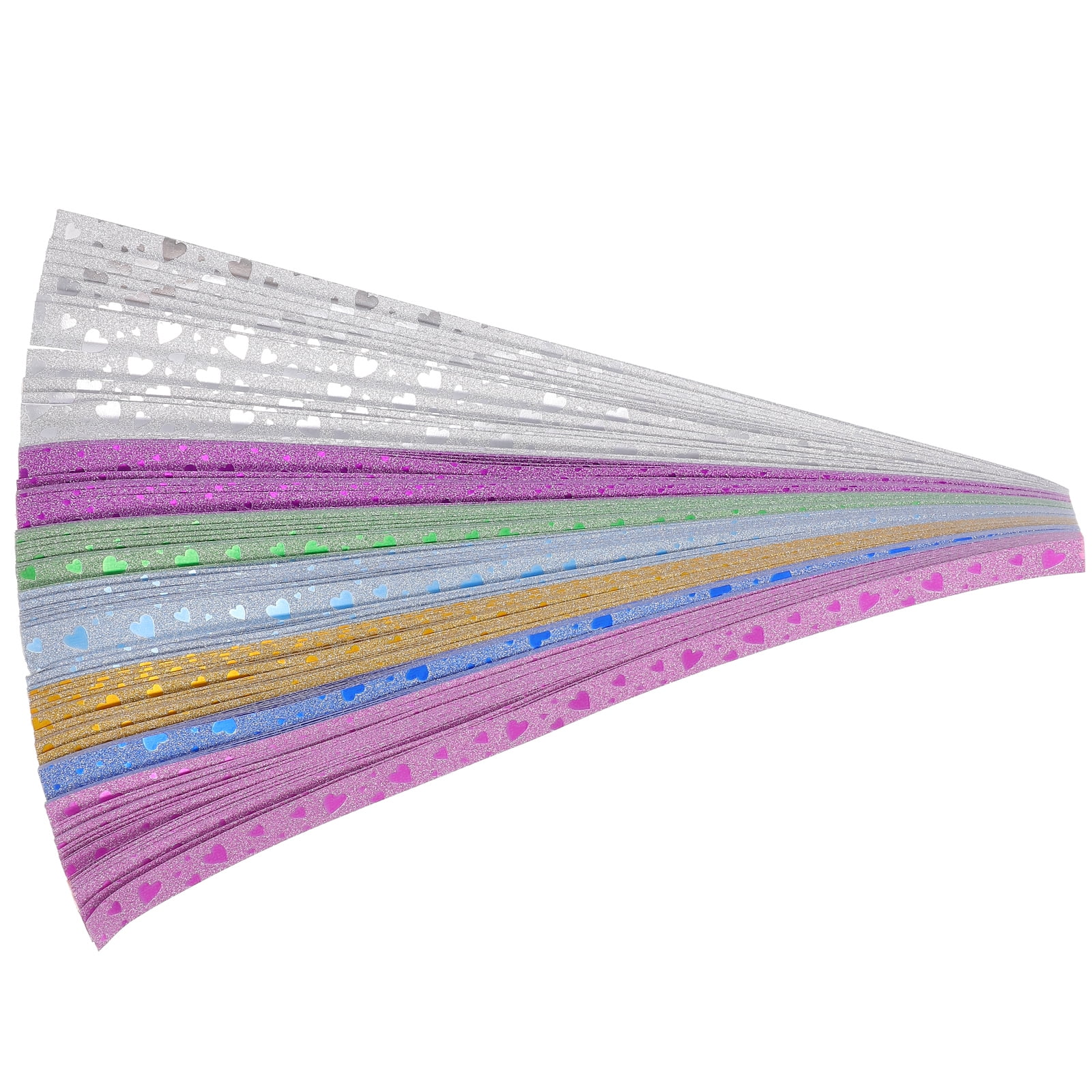 Zehuanyu 140pcs Star Origami Paper Strips Decorative Colored Star Paper ...