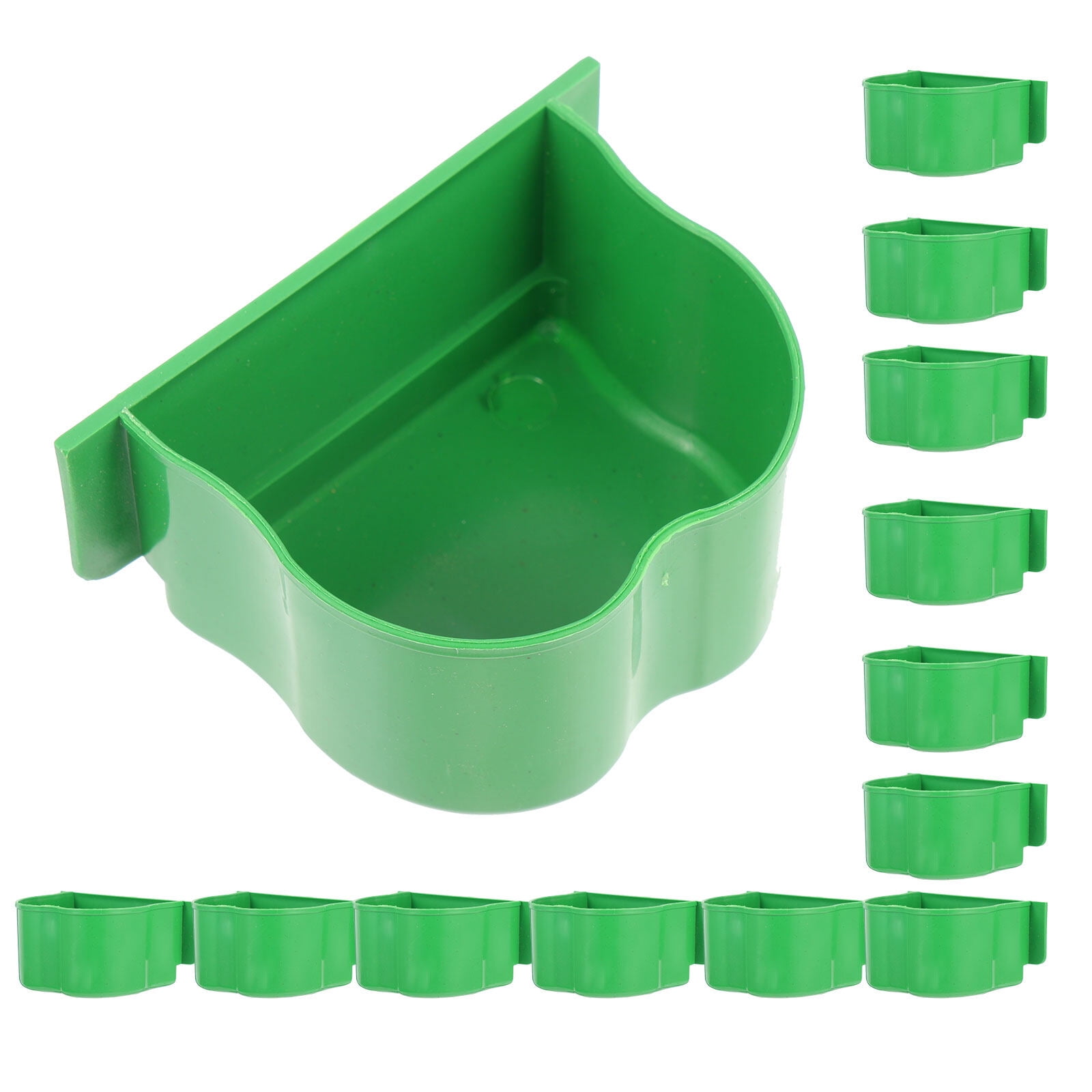 Zehuanyu 15 Pcs Bird Feeder for Cage Feeders Parrot Food Box Easy-to ...