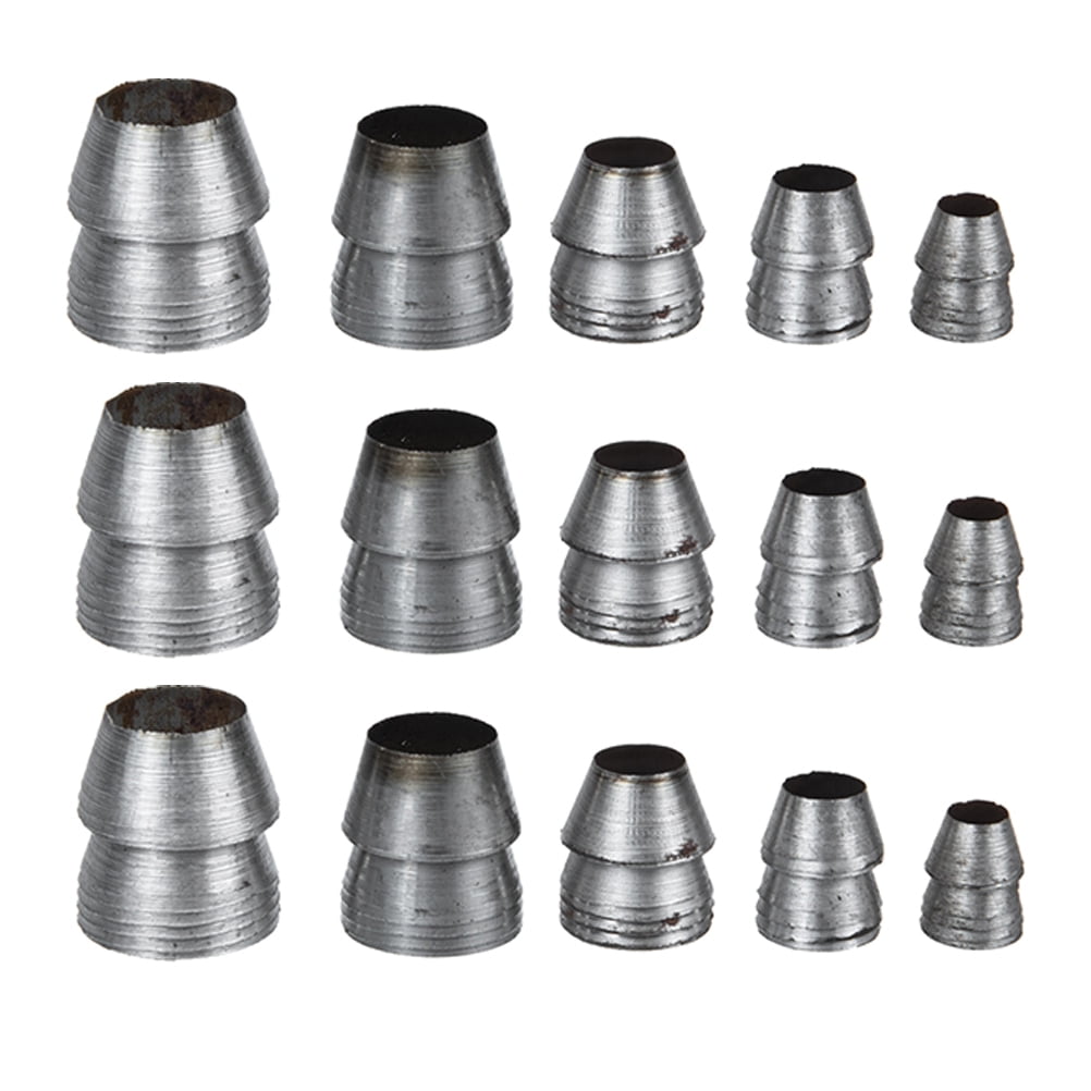 Zehuanyu 15 Pcs Conical Handle Splitting Wedges Axe PE Tape Log Drill ...