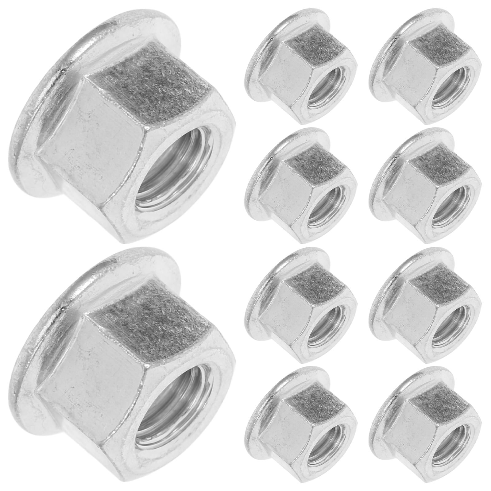 Zehuanyu 15 Pcs Cylinder Adapter Guide Nut 1.50X1.50X0.80CM Silver ...