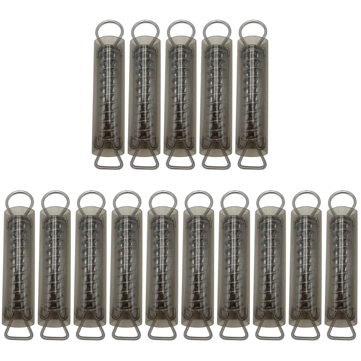 Zehuanyu 15 Sets Pool Cover Springs with Spring Sleeves Stainless Steel ...