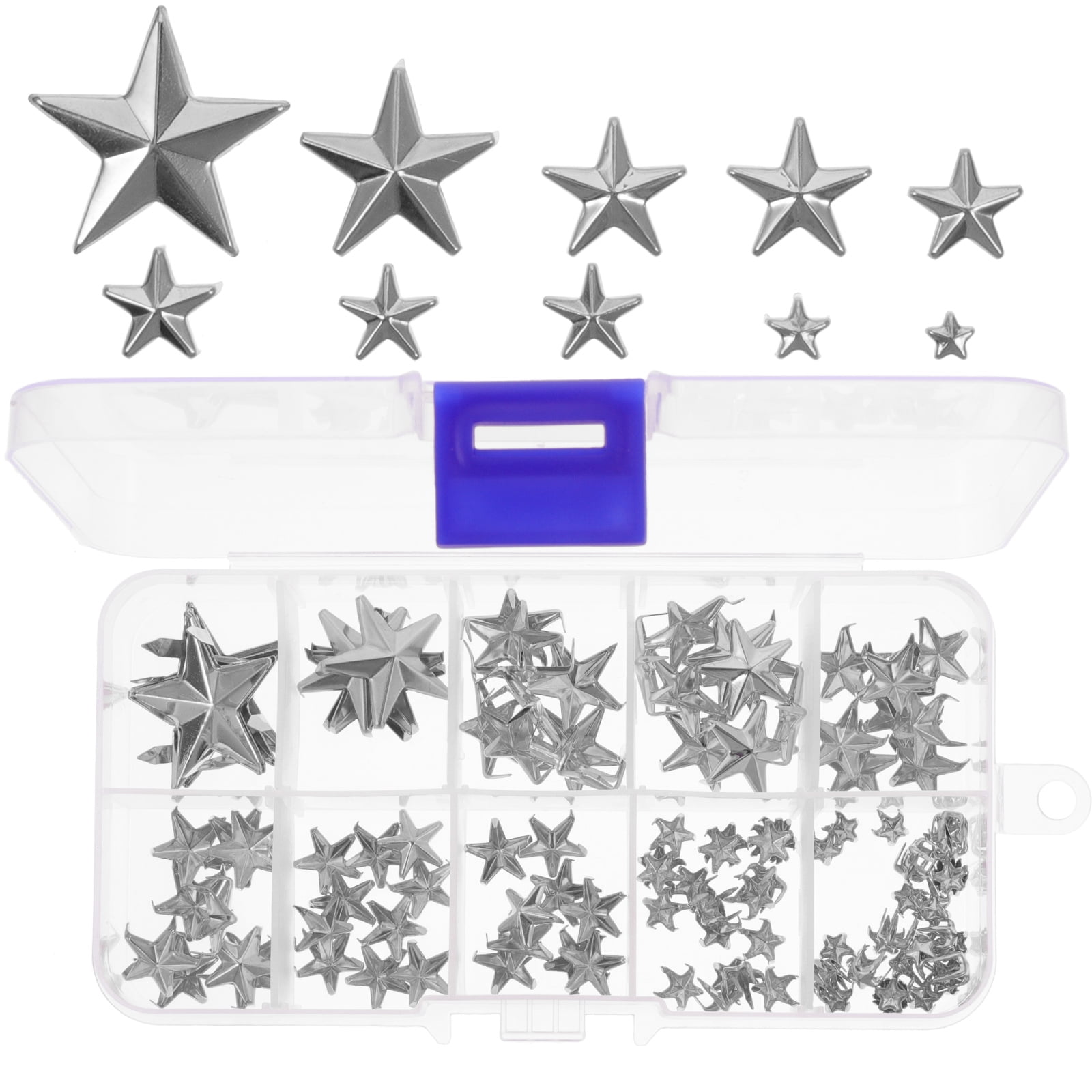 HEMOTON Silver Metal Claw Studs for DIY Crafts Decorative Rivets ...