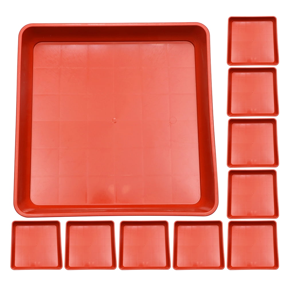 Zehuanyu 15pcs Plastic Plant Saucers Flower Pot Drip Trays Garden ...
