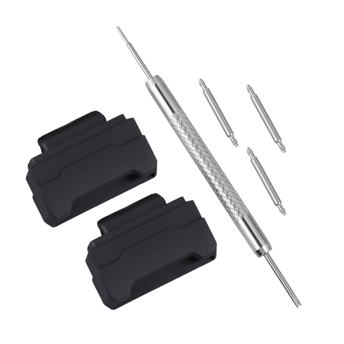 Black Resin Watch Connector for Smart Watch Band Replacement Supplies ...