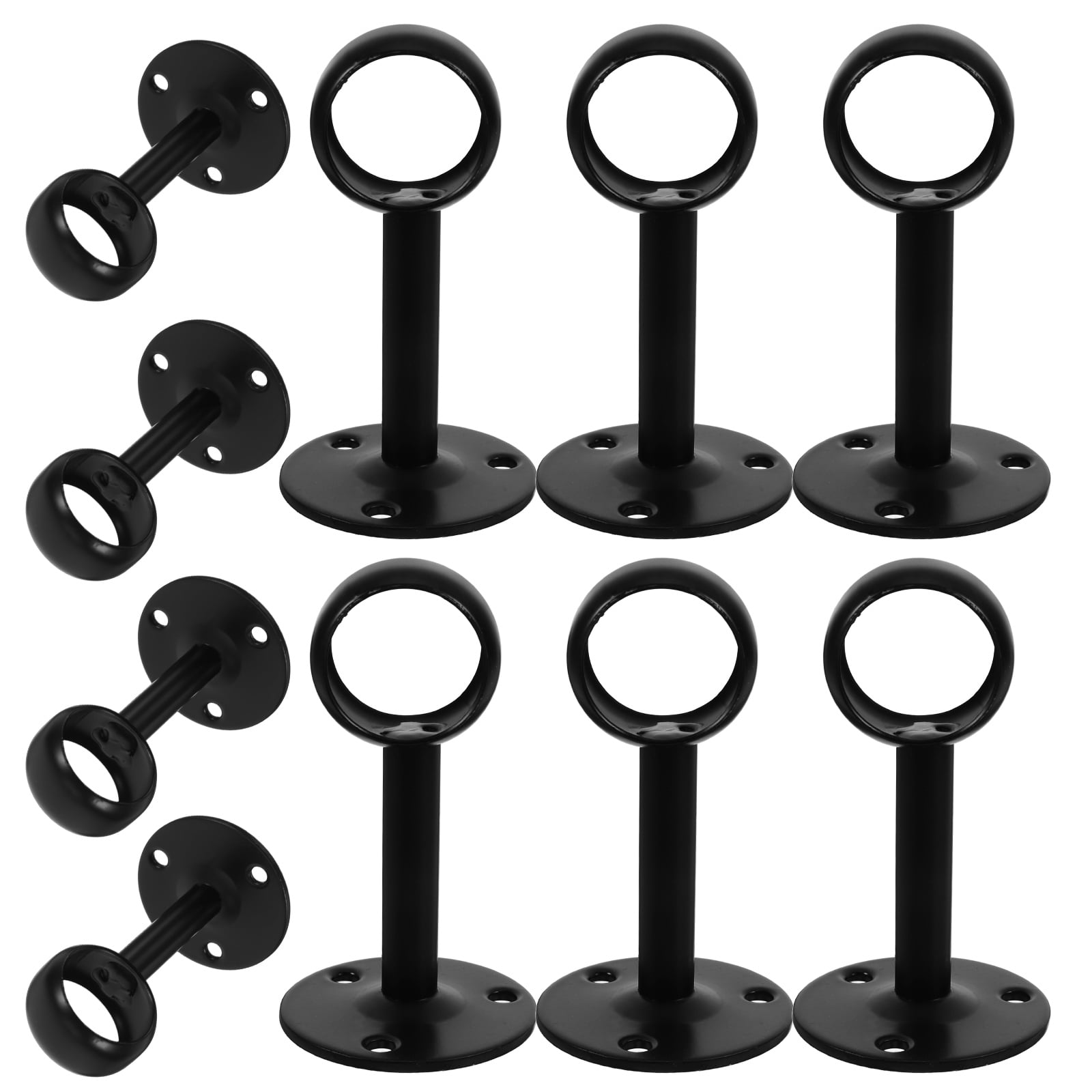 Zehuanyu 16pcs Heavy Duty Ceiling Mount Curtain Rod Bracket Shower ...