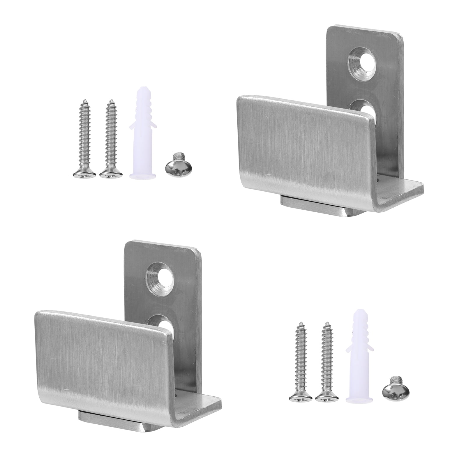 Zehuanyu 2 Door Guides Bolt Stay Roller 4.5X2.5CM Silver - Walmart.com