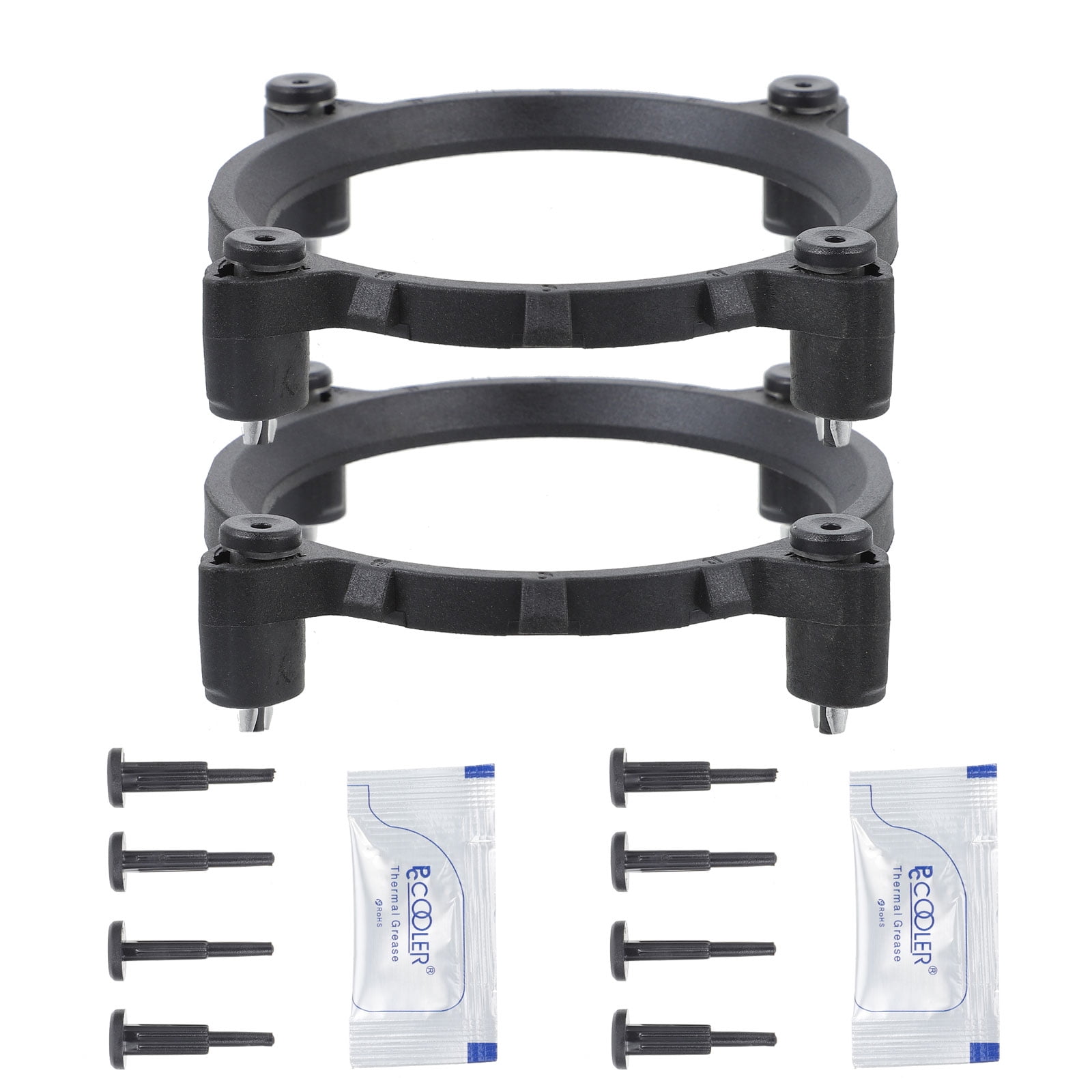 Zehuanyu 2 PCS CPU Fan Bracket Aluminum Heatsink Radiator Mount Stand ...