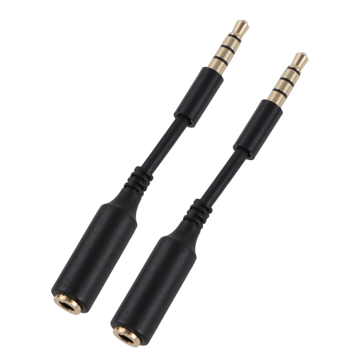 RENACLIPY headphone jack extender for media player black 2Pcs Back to School - Walmart.com