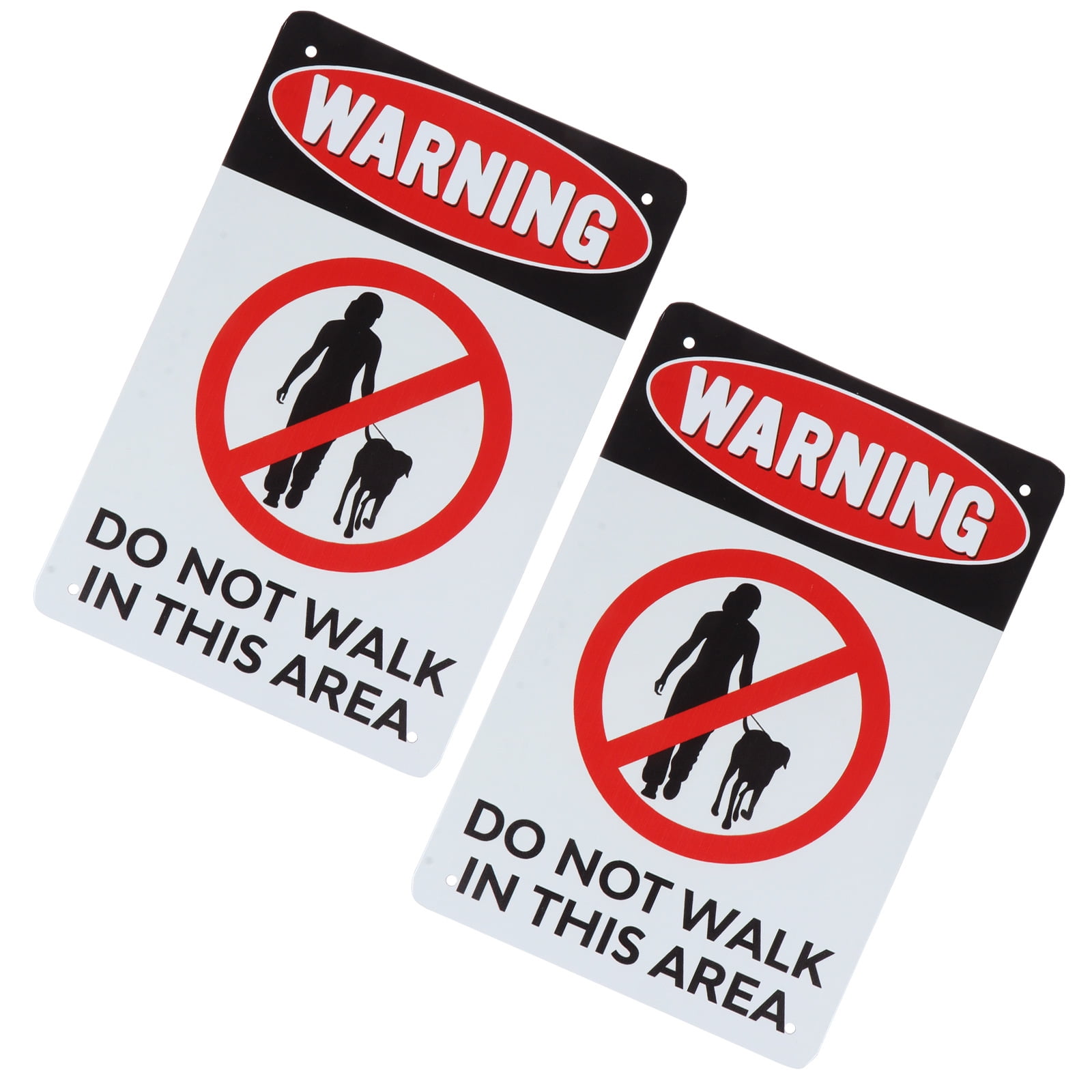 Zehuanyu 2 PCS Vintage Decor Stickers Warning Sign Clearly Visible ...