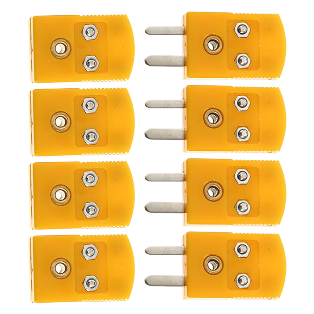 Zehuanyu 2 Pairs Bells Wire Connectors Thermocouple Male and Female ...