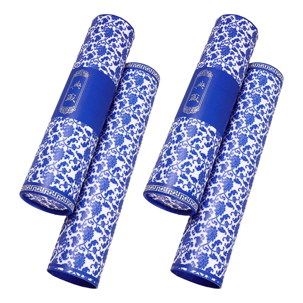 Hytrove Cardboard Poster Tube Drawing Tubes Blue 2Pcs Adjustable Length ...