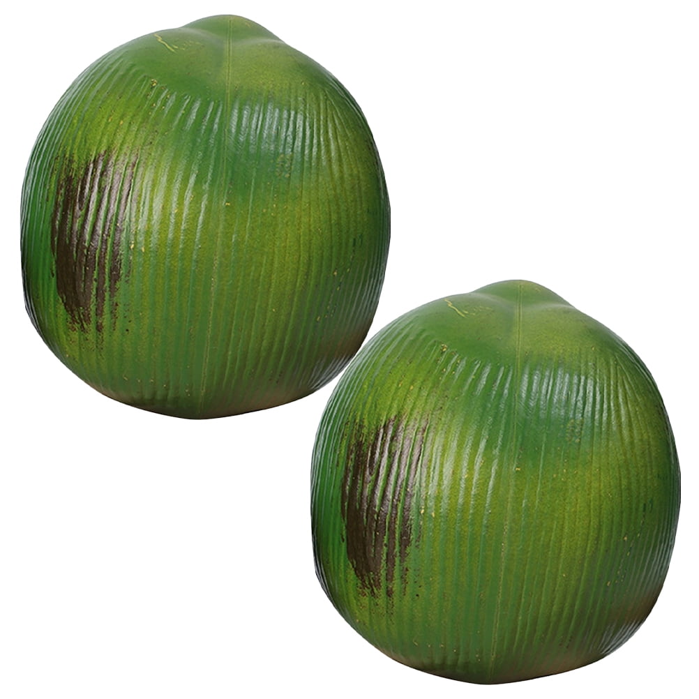 Zehuanyu 2 Pcs Artificial Coconut Whole Palm Tree Cake Topper Fruit ...